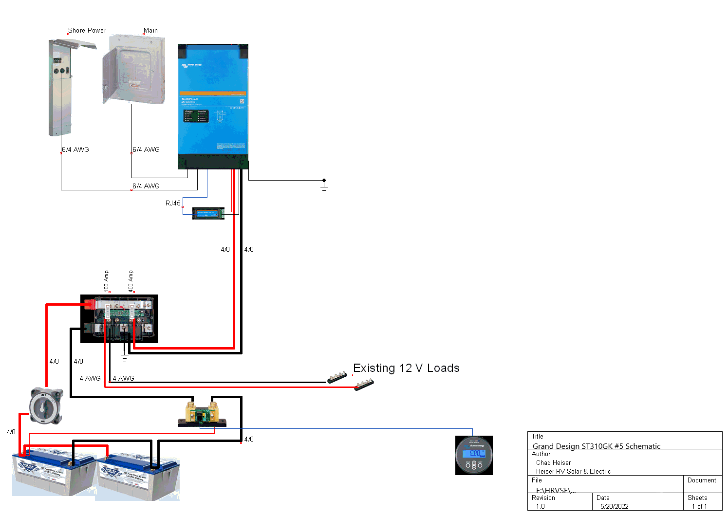 HRVSE Grand Design Solitude ST310GK #5 - Heiser RV Solar & Electric
